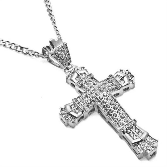 Jewelry | Crossshaped Pendant Sterling Silver Necklace | Poshmark